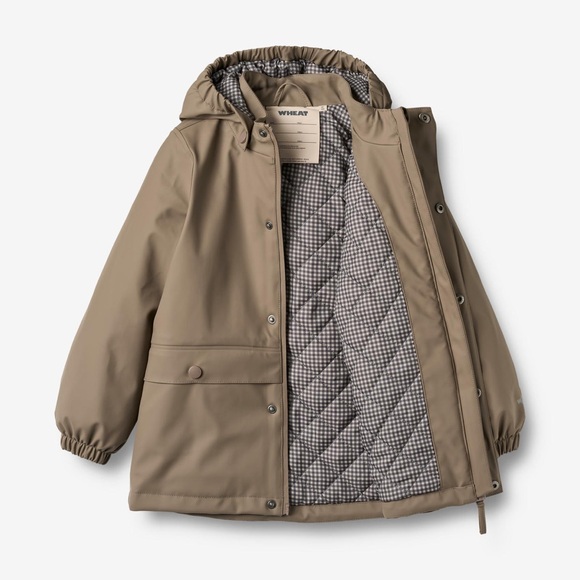 Wheat | Jackets & Coats | Wheat Thermo Rain Coat Aju | Poshmark